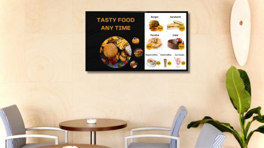 Digital Menu Boards for Restaurants | Mydia